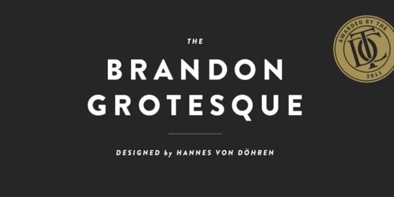 Brandon Grotesque Font Download - Fontsbear